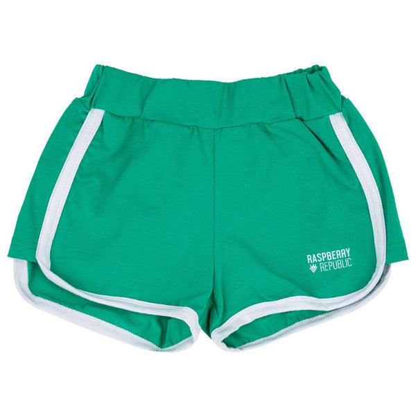 Raspberry Republic Green Kids Retro Shorts - Scandi Down Under